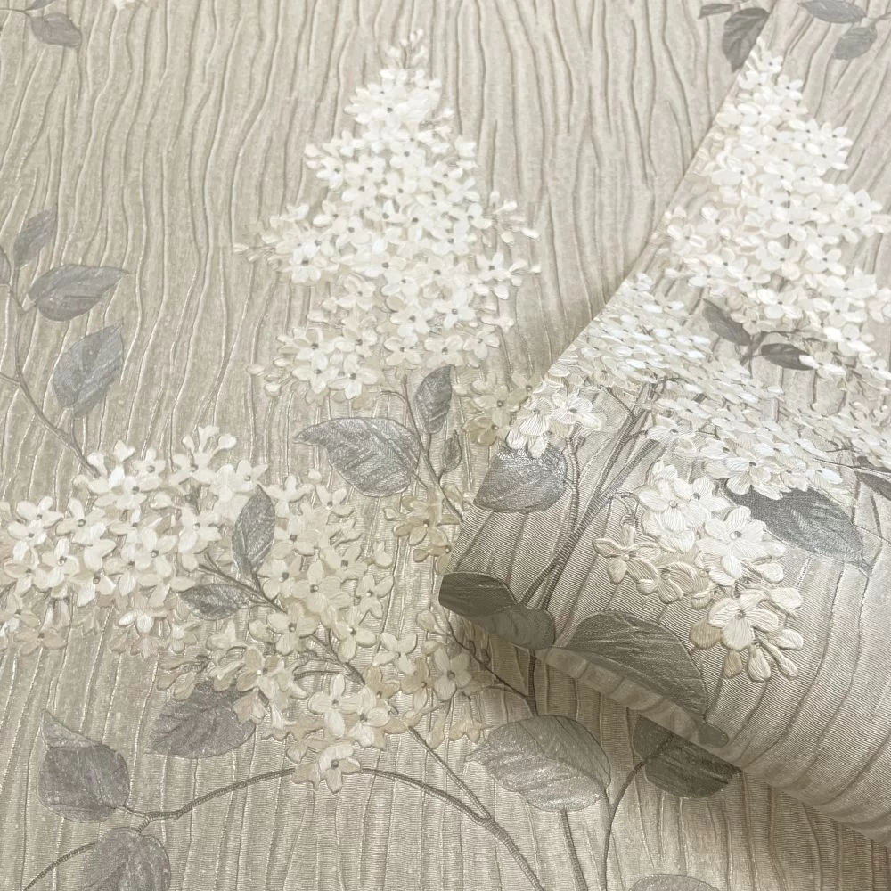 Tiffany Fiore By Albany Beige Wallpaper Wallpaper Direct